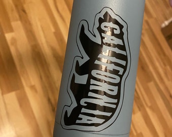 California Bear Sticker - Etsy