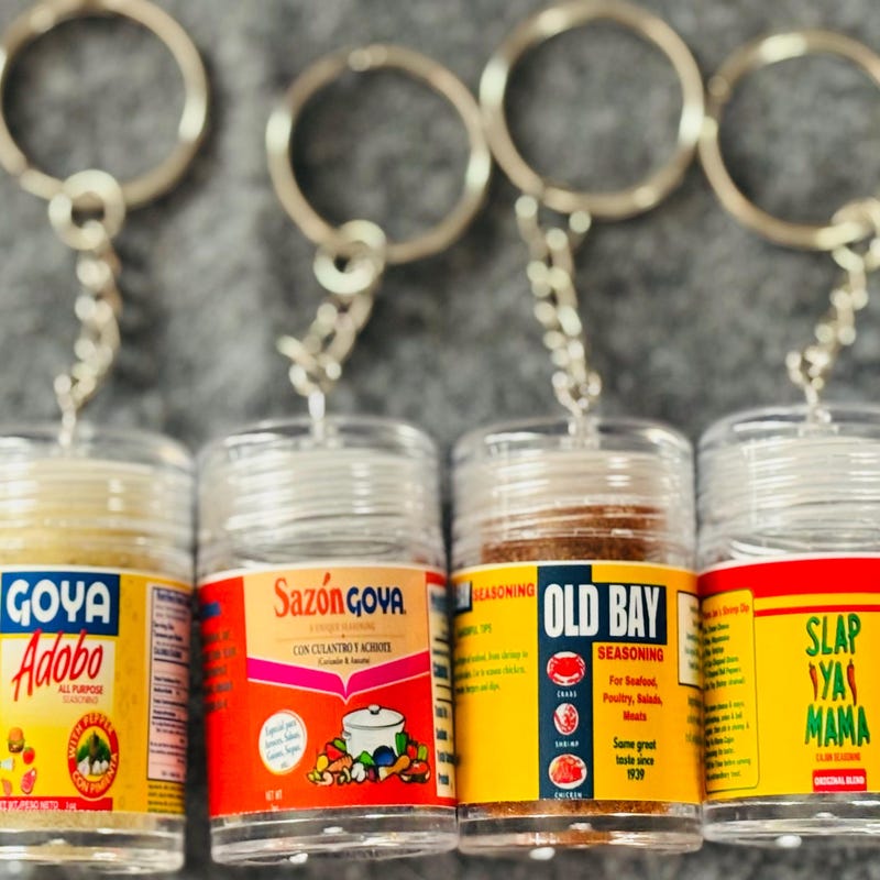 Seasoning Keychain - Etsy