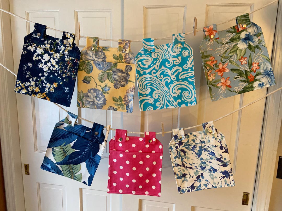 Lined Clothespin Bag: Heavy Duty Snaps, Holds 75 Pins - Etsy