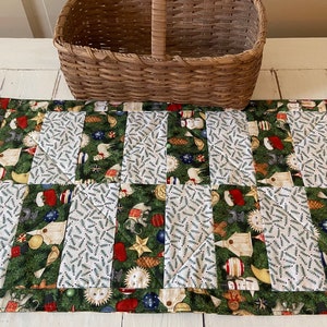 One of a Kind Quilted Table Runners Measure Approx 12" X 22.5". Made ...
