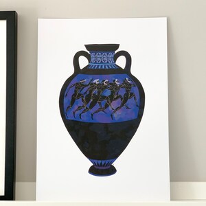 Prize Amphora TANZANITE Black-figure Panathenaic Prize - Etsy