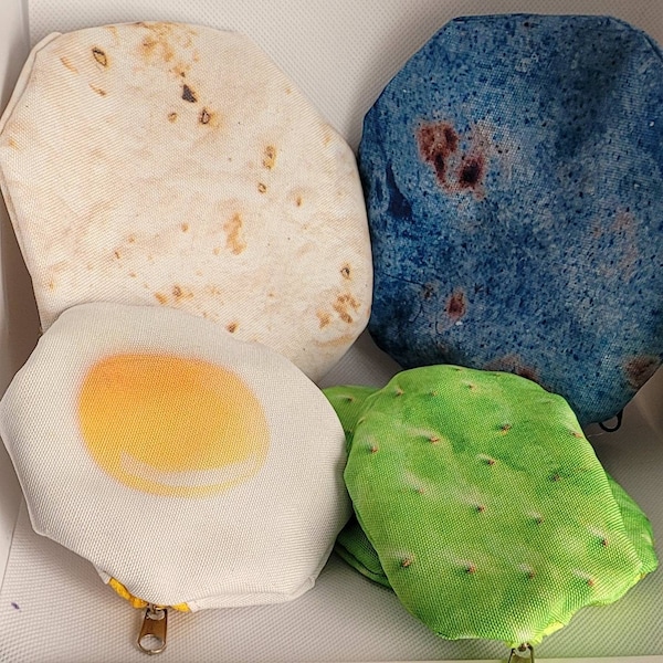 Mexican Food Coin Bag - Etsy