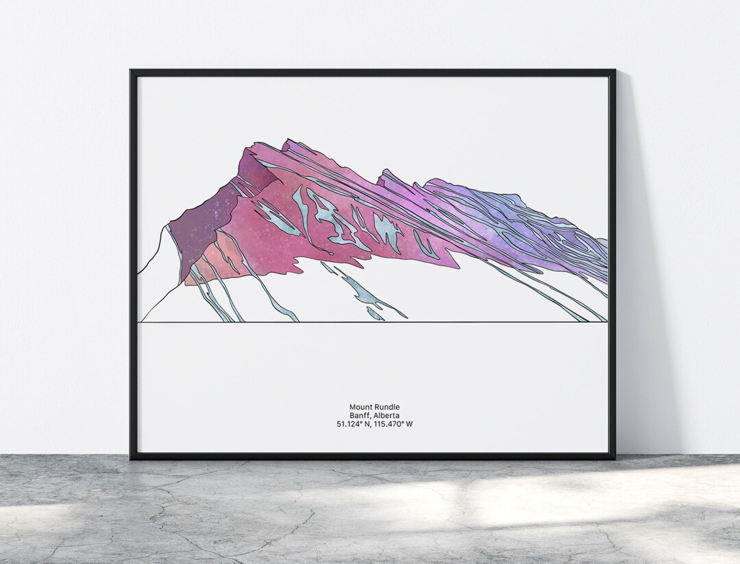 Mt Rundle, Banff National Park Instant Download - Canadian Rocky ...