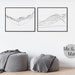 Mt Assiniboine, BC Line Art - Digital Download to Print From Home or at ...