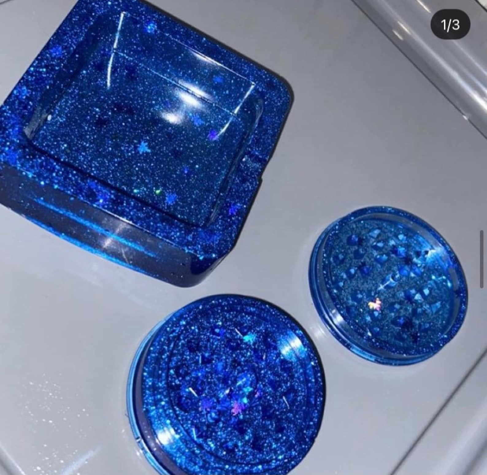 Square Resin Ash Tray Customised - Etsy UK