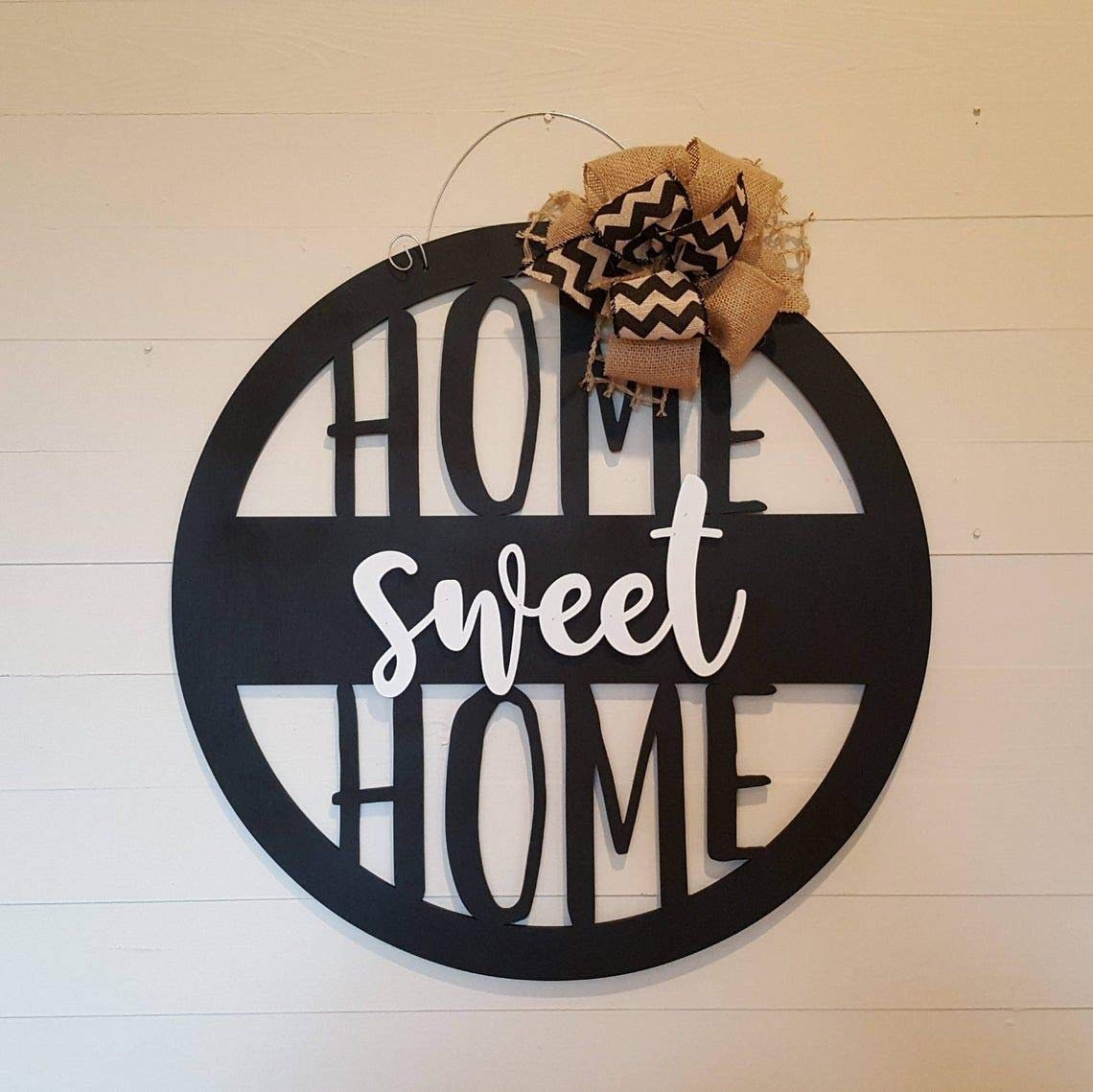 Home Sweet Home Decor 3D Art Acryl Wandbehang | Etsy