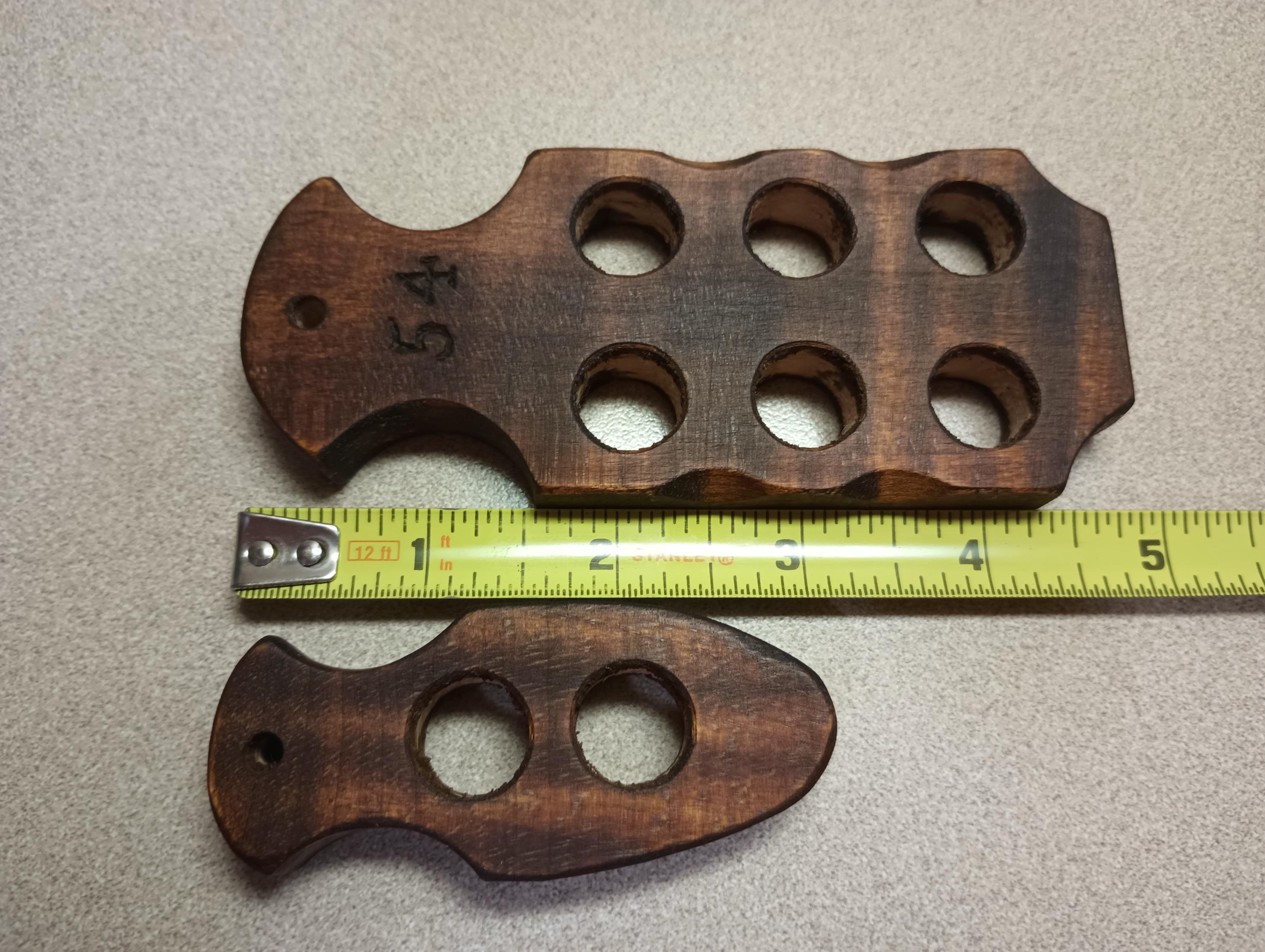 54 Caliber Loading Block/ Bullet Board Set for Muzzleloader/ Flintlock ...