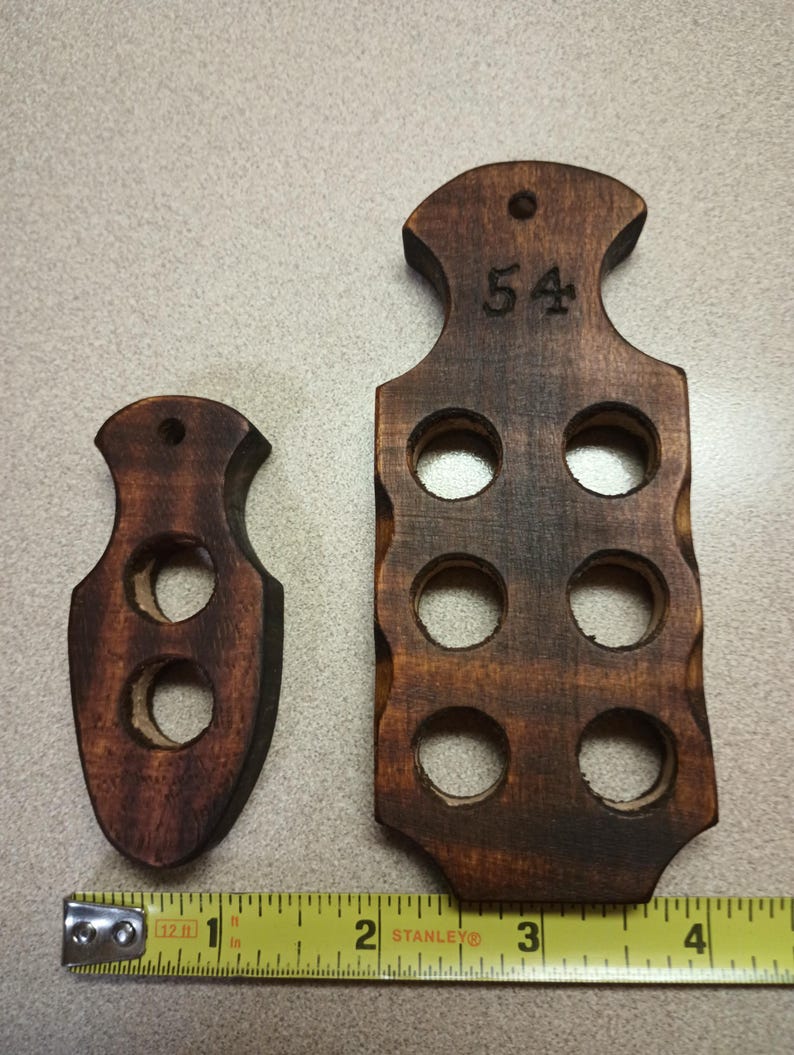 54 Caliber Loading Block/ Bullet Board Set for Muzzleloader/ Flintlock ...