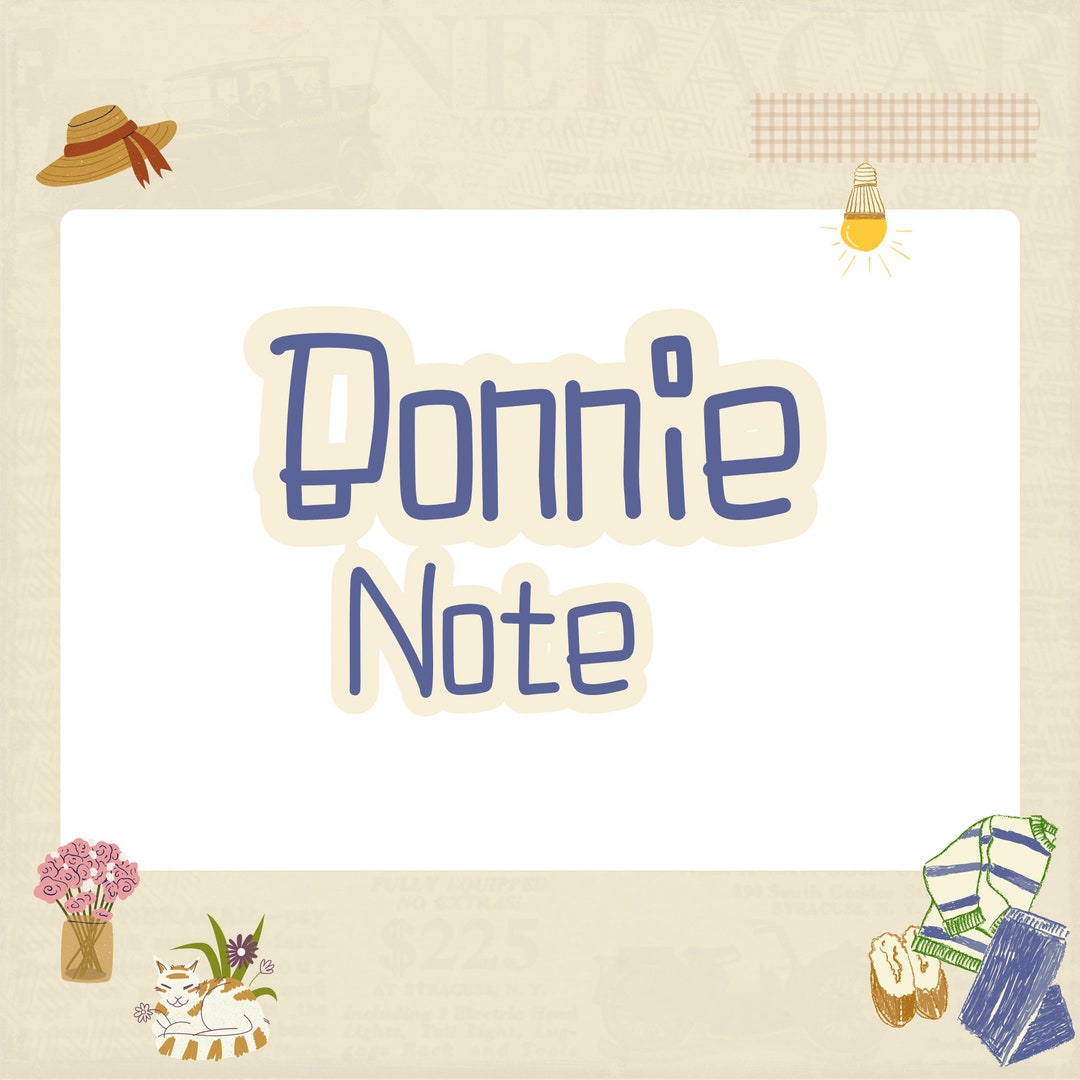Bonnie Font.diary Handwritten Font.handwritten Font, Study Font, Simple ...