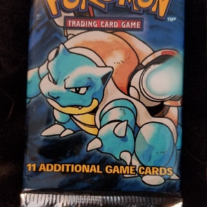 1999 Unopened Pack of 11 Valuable Pokemon Trading Cards Rare - Etsy