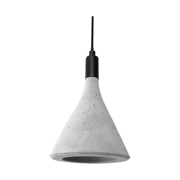 Concrete Pendant Light - Etsy
