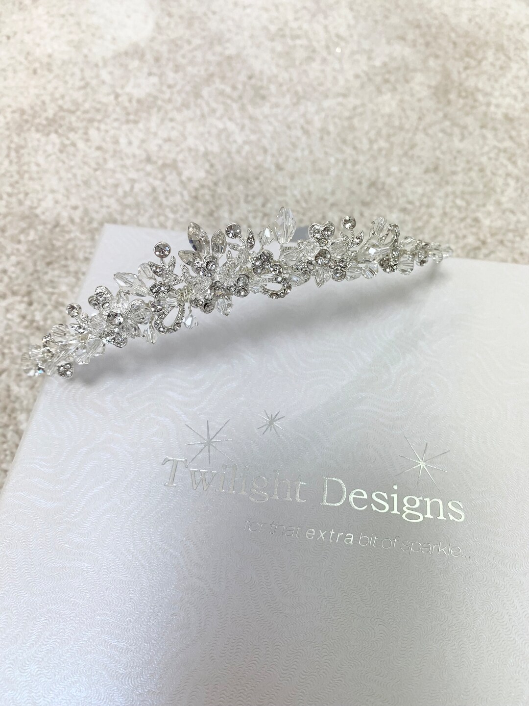 Twilight Designs Crystal Wedding Tiara - Etsy