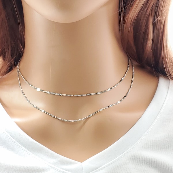 Multi Layer Necklace - Etsy