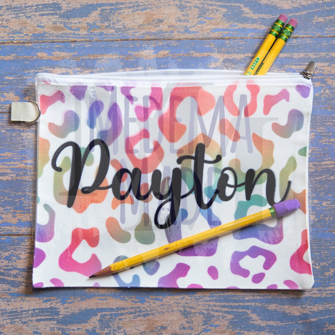 Personalized Pencil Pouch | Make up Pouch | Back to School Supplies ...