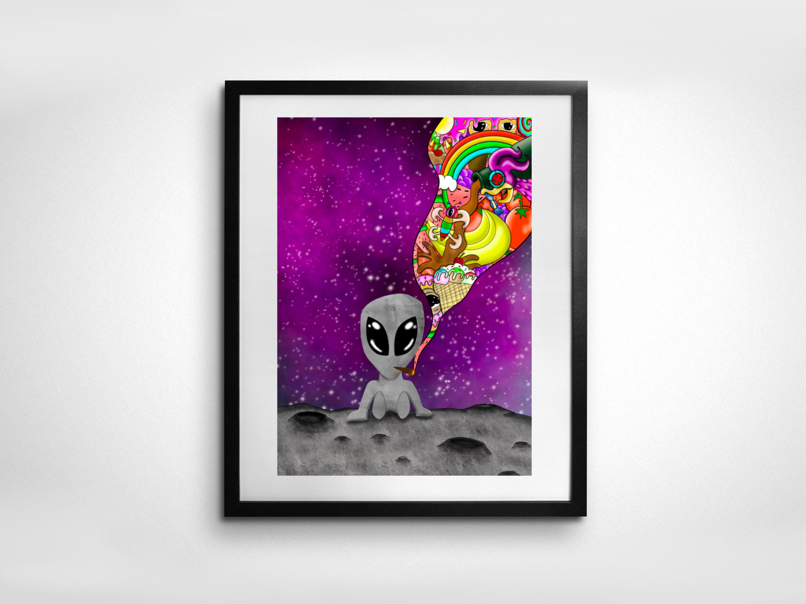 Alien art | Etsy
