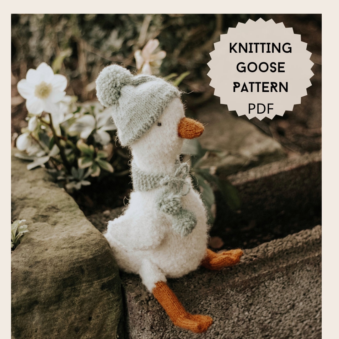 Knitted Goose Pattern PDF ENG/UKR Knitting Dukling Pattern - Etsy