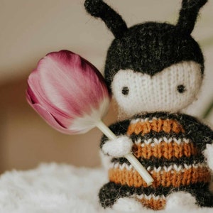PDF ENG/UKR Knitting Bee Pattern Tutorial Knitted Honeybee Step by Step ...