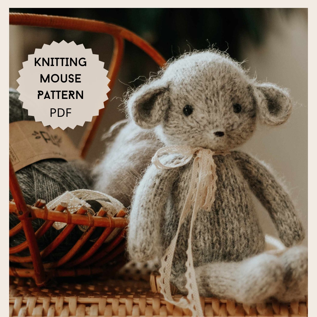 Knitting Mouse Pattern PDF ENG/UKR - Etsy