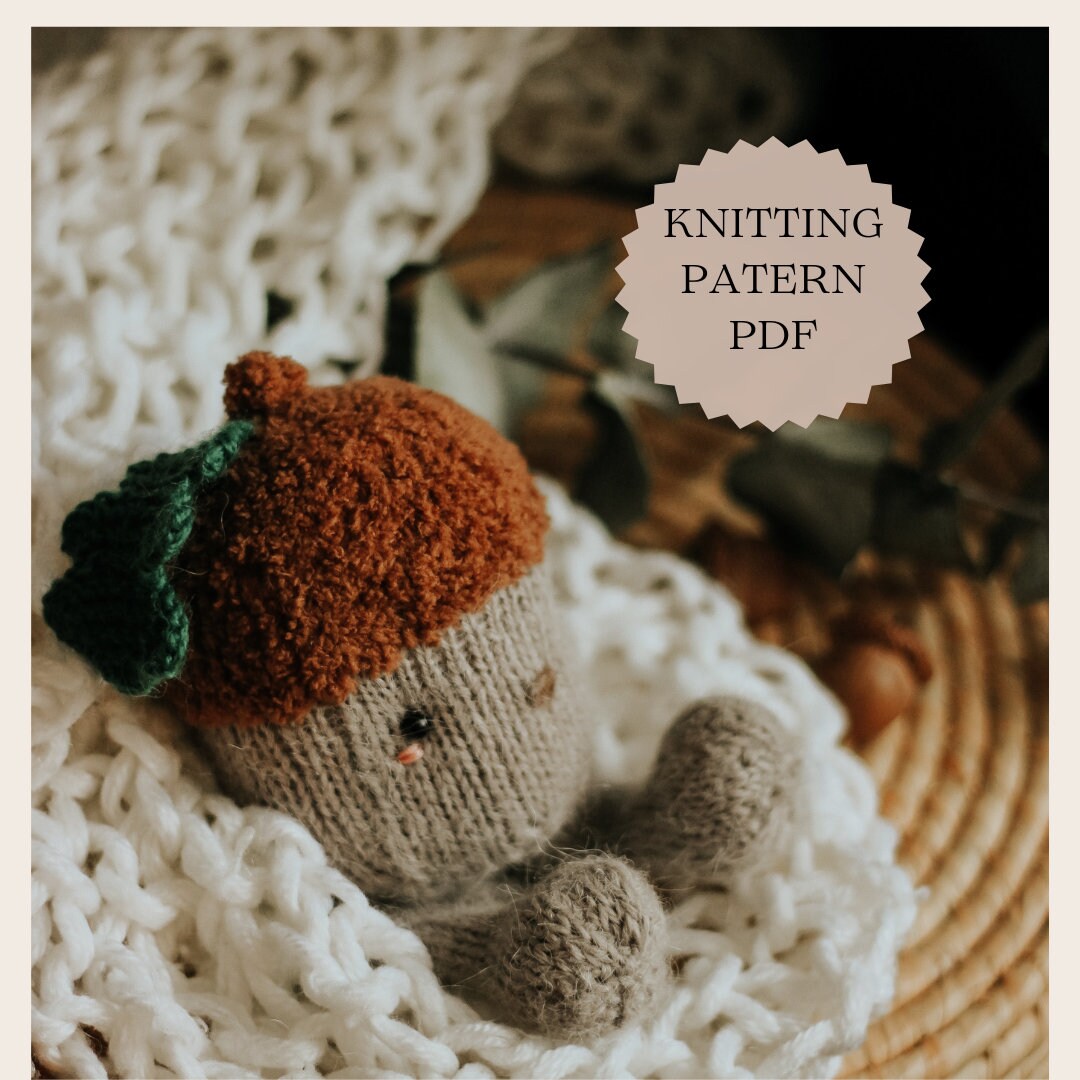 Acorn Knitted Toy Pattern Pdf ENG\UKR - Etsy
