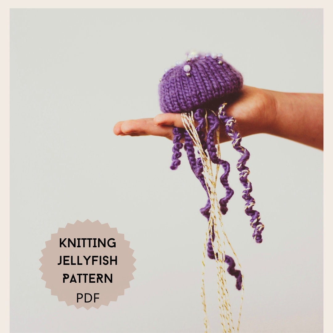 Knitting Pattern Jellyfish Pdf ENG/UKR - Etsy