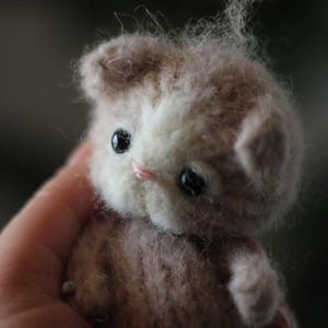 Cat Chart Flat Knitting PATTERN PDF Eng/ukr, Knitted Animal Toy, Knit ...