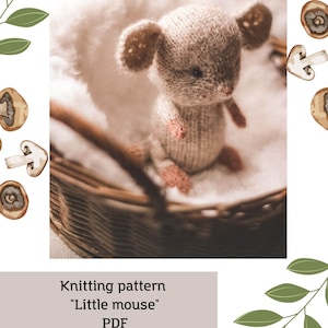 Knitting Mouse Pattern PDF - Etsy