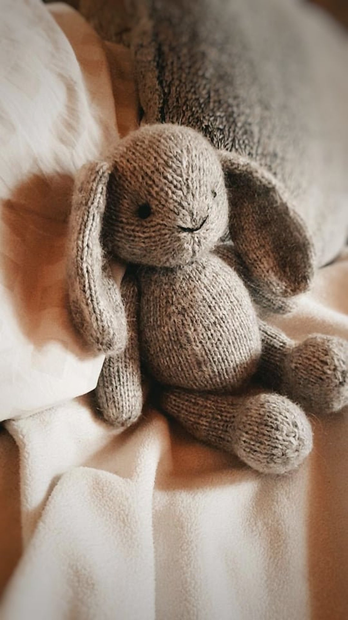 Bunny Knitting Pattern Toy Knitting Pattern for a Bunny Rabbit - Etsy