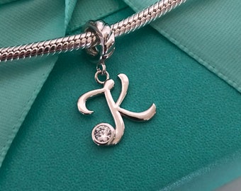 Pandora Letter Charm - Etsy