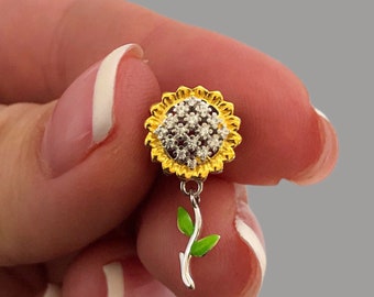 Pandora Sunflower Charm - Etsy