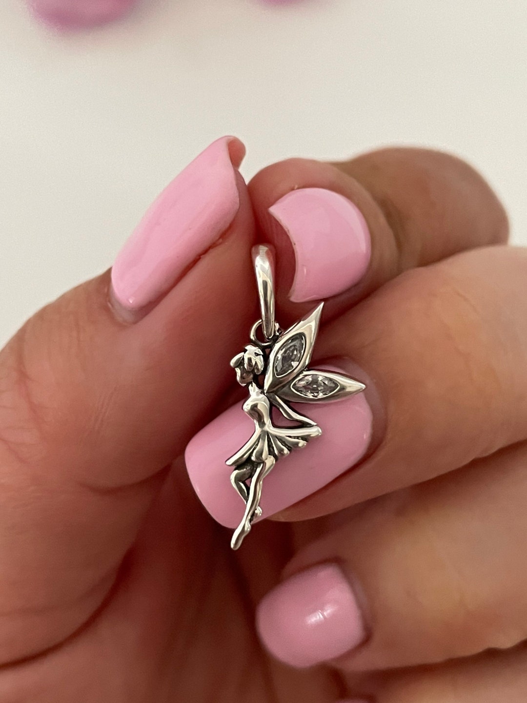 Sterling Silver 925 Princess Fairy Charm - Etsy