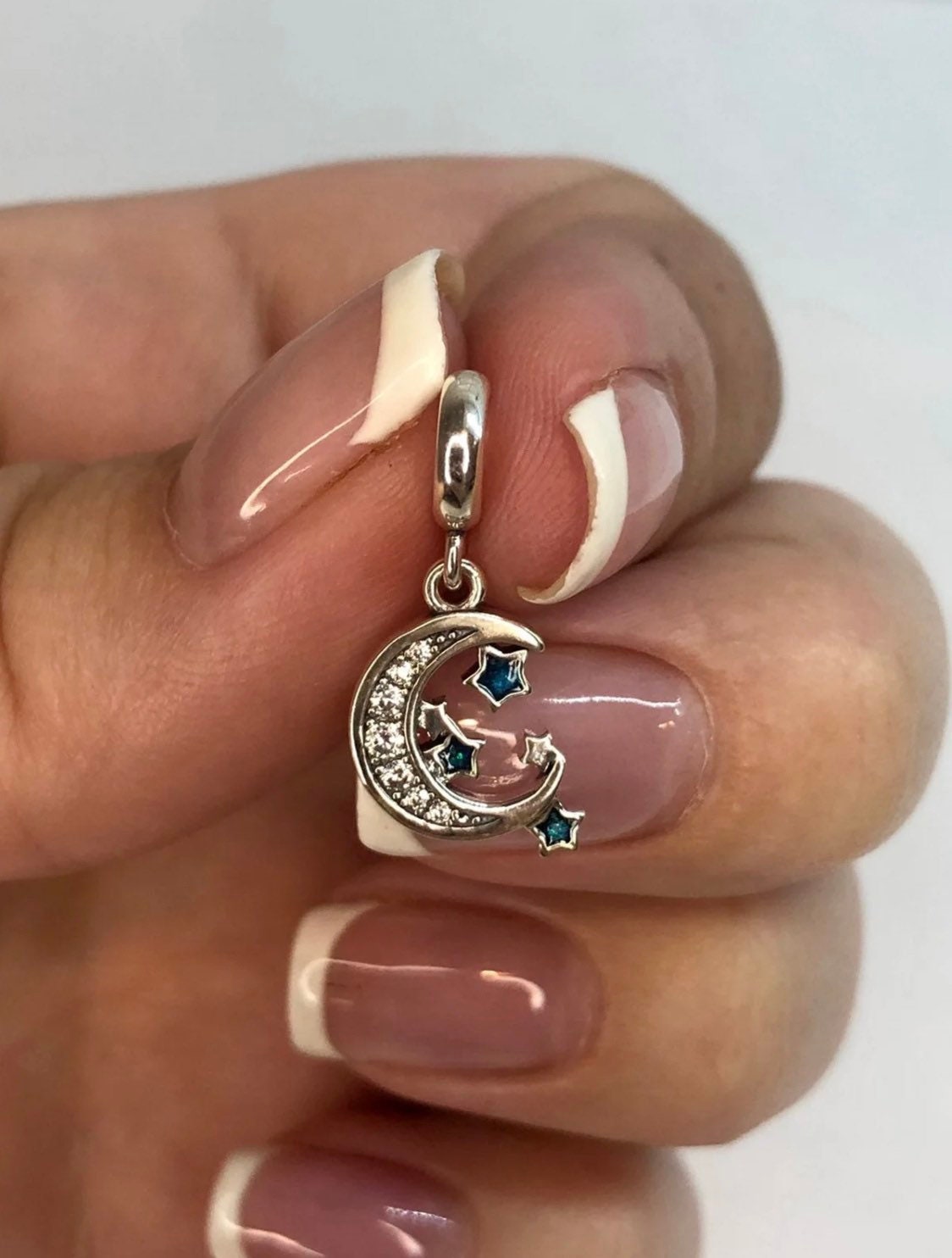 Sterling Silver 925 Moon and Stars Charm for Pandora Bracelet - Etsy