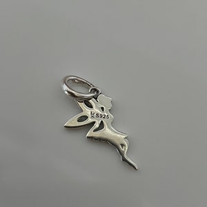 Sterling Silver 925 Princess Fairy Charm - Etsy