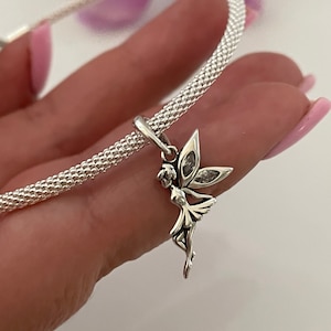 Sterling Silver 925 Princess Fairy Charm - Etsy
