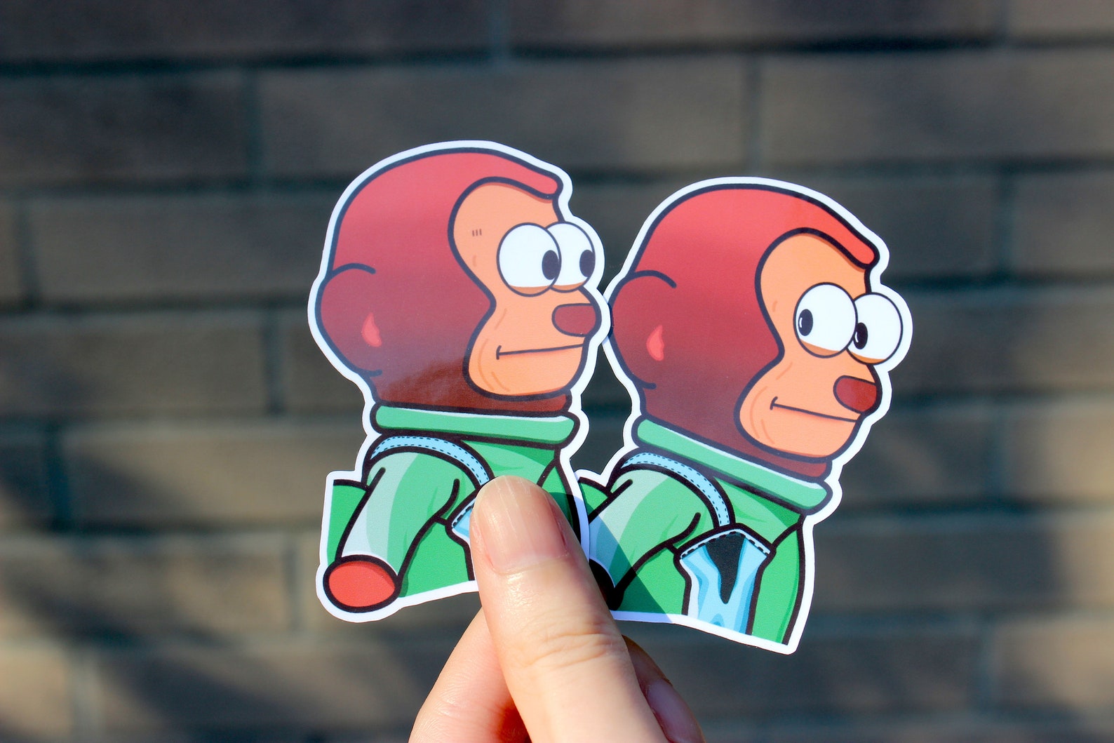 Awkward Look Monkey Puppet Sticker Funny Reaction Meme - Etsy