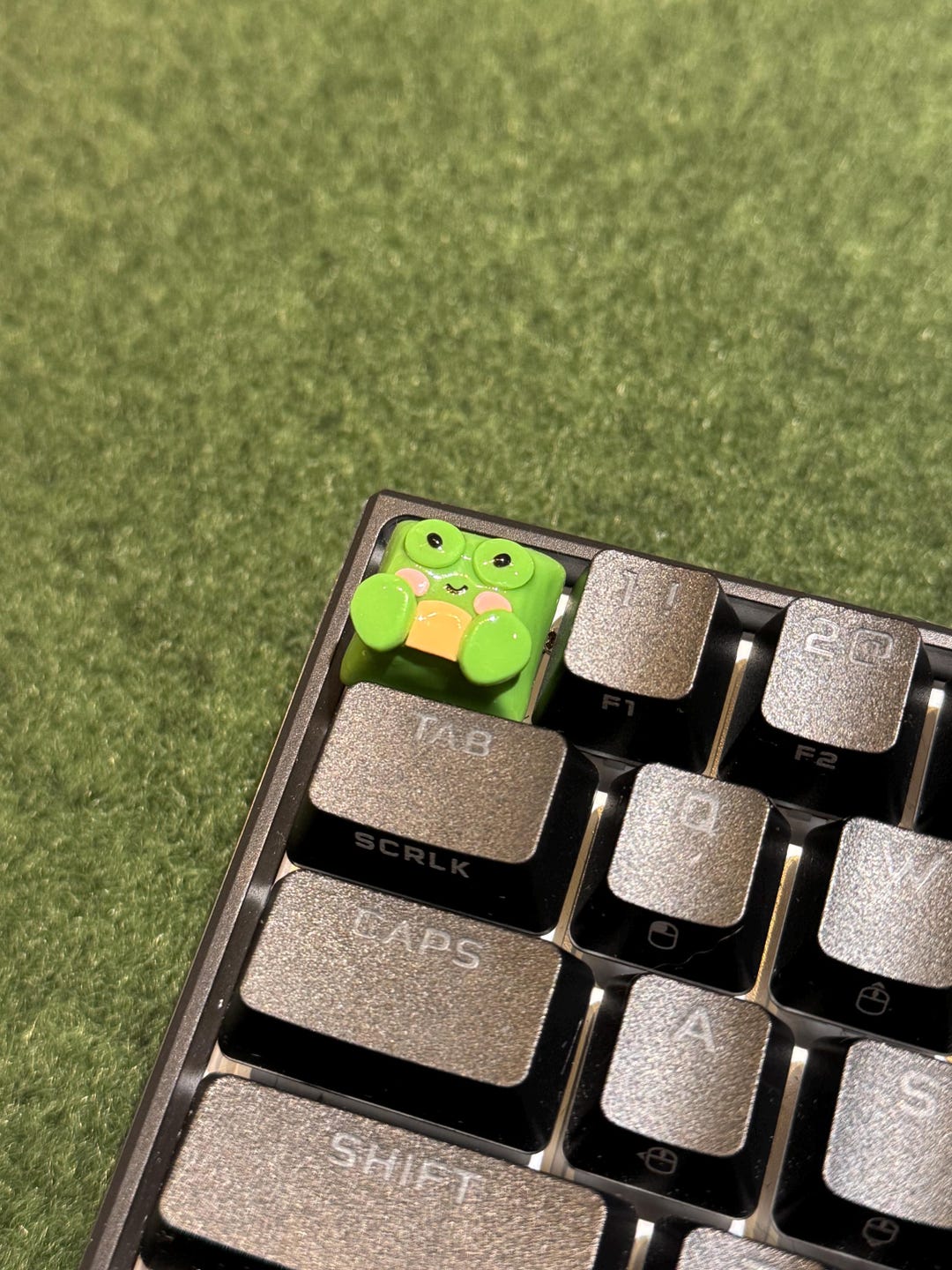 Frog Artisan Keycap - Kawaii Original Handmade Animal Keycaps, Cute ...