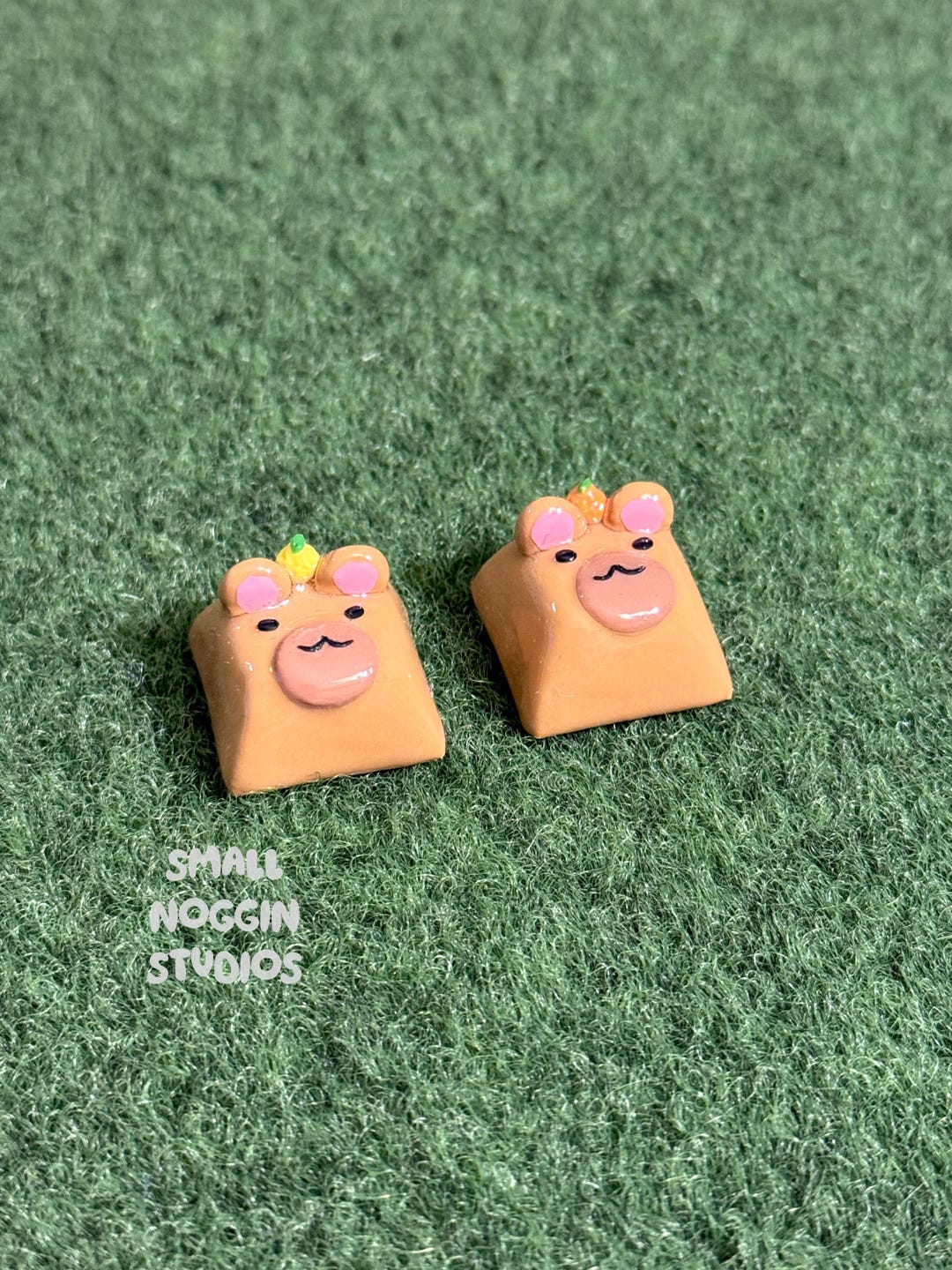 Capybara Artisan Keycap Kawaii Original Handmade Animal Keycaps, Cute ...