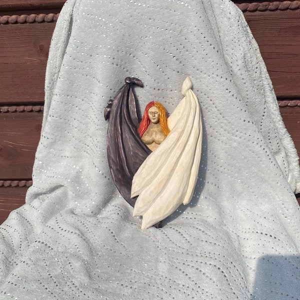 Angel Devil Figurine - Etsy