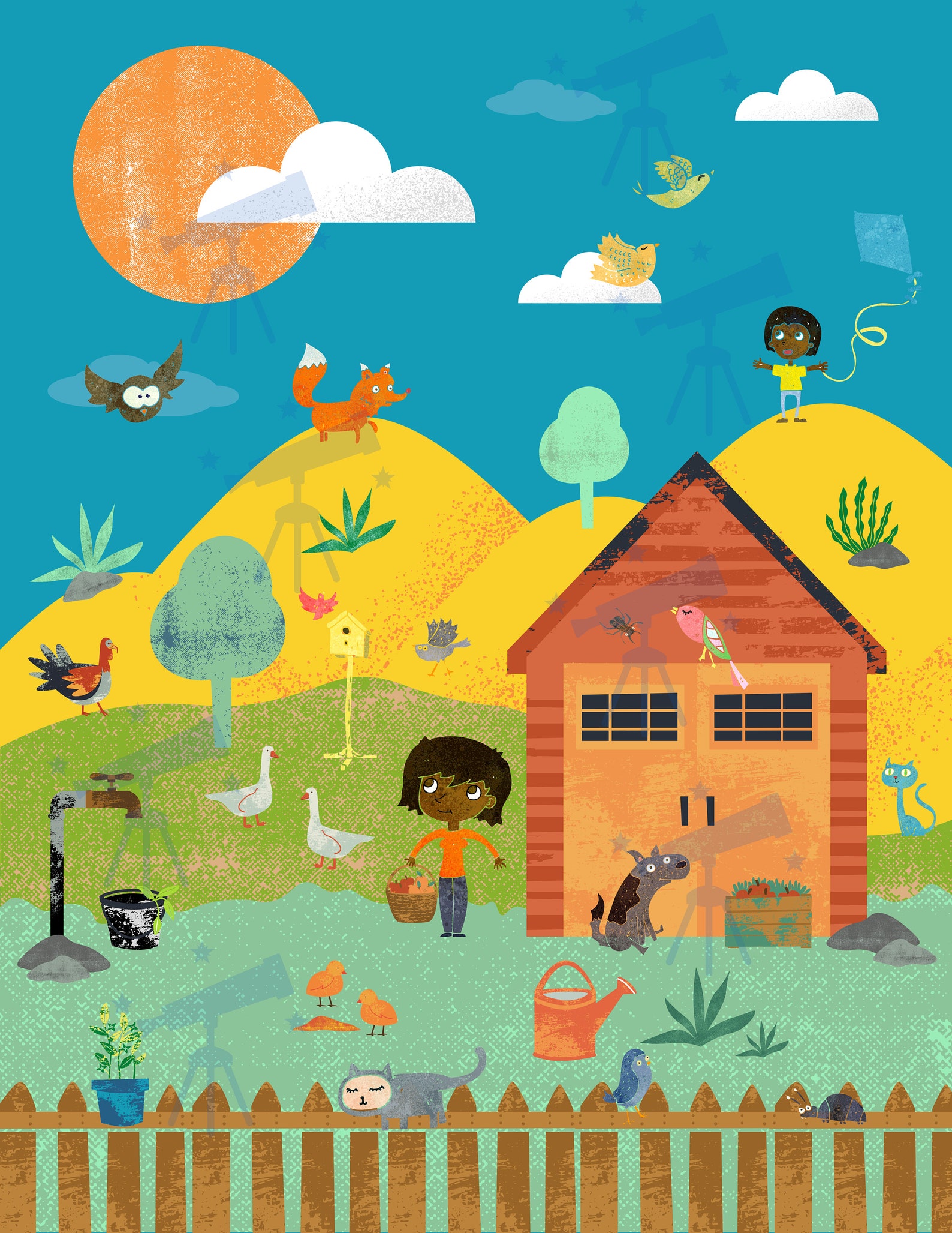 Spring Day Art Printable Worksheet for Baby Nursery Kids Room Home ...