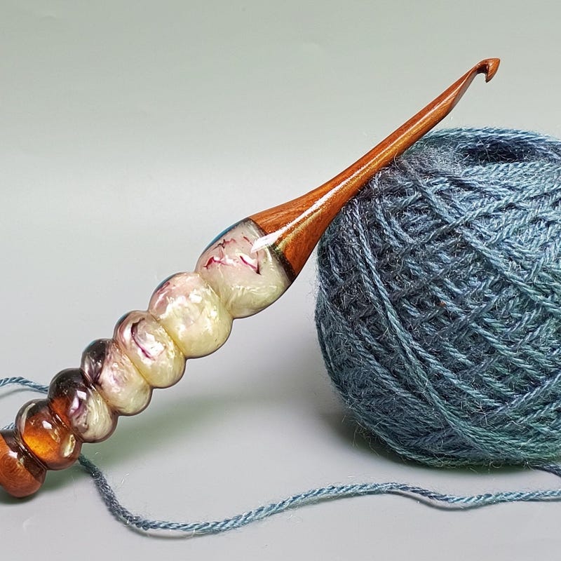Resin Crochet Hook Set - Etsy