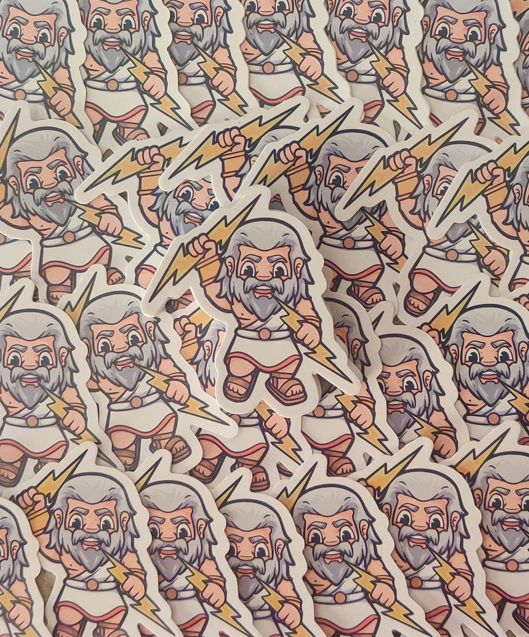 Greek God Zeus - Sticker - Etsy