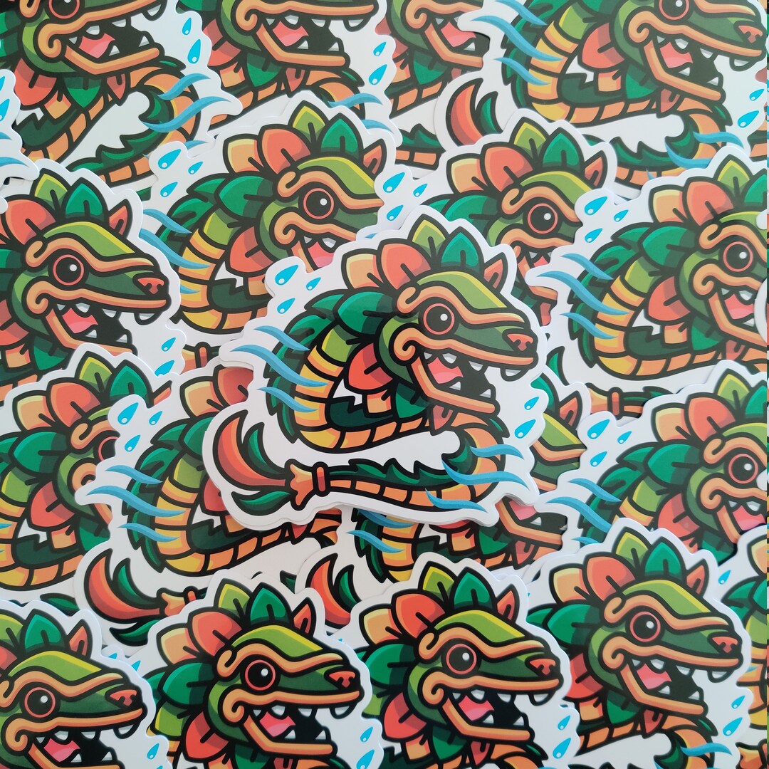 Sticker - Quetzalcoatl (aztec God) - Etsy