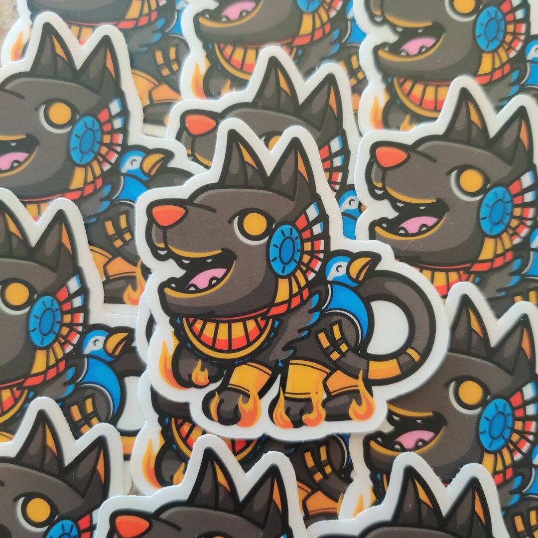 Sticker - Cute Xolotl V2 (aztec God) - Etsy