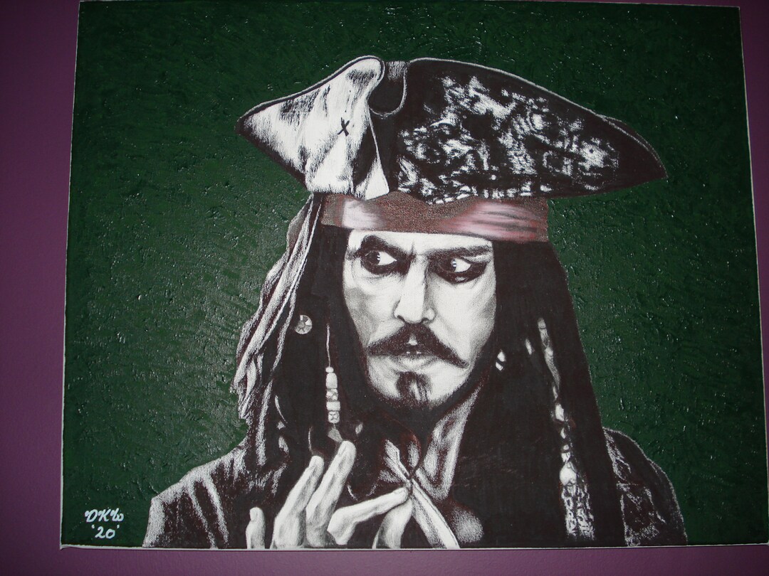 Jack Sparrow Portrait. - Etsy