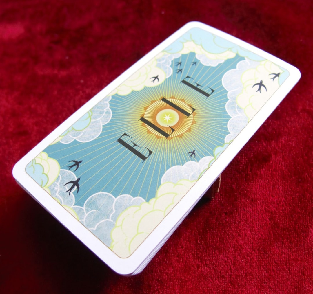 Yi Jing Pocket Tarot elle Magazine Playing Cards I Ching - Etsy