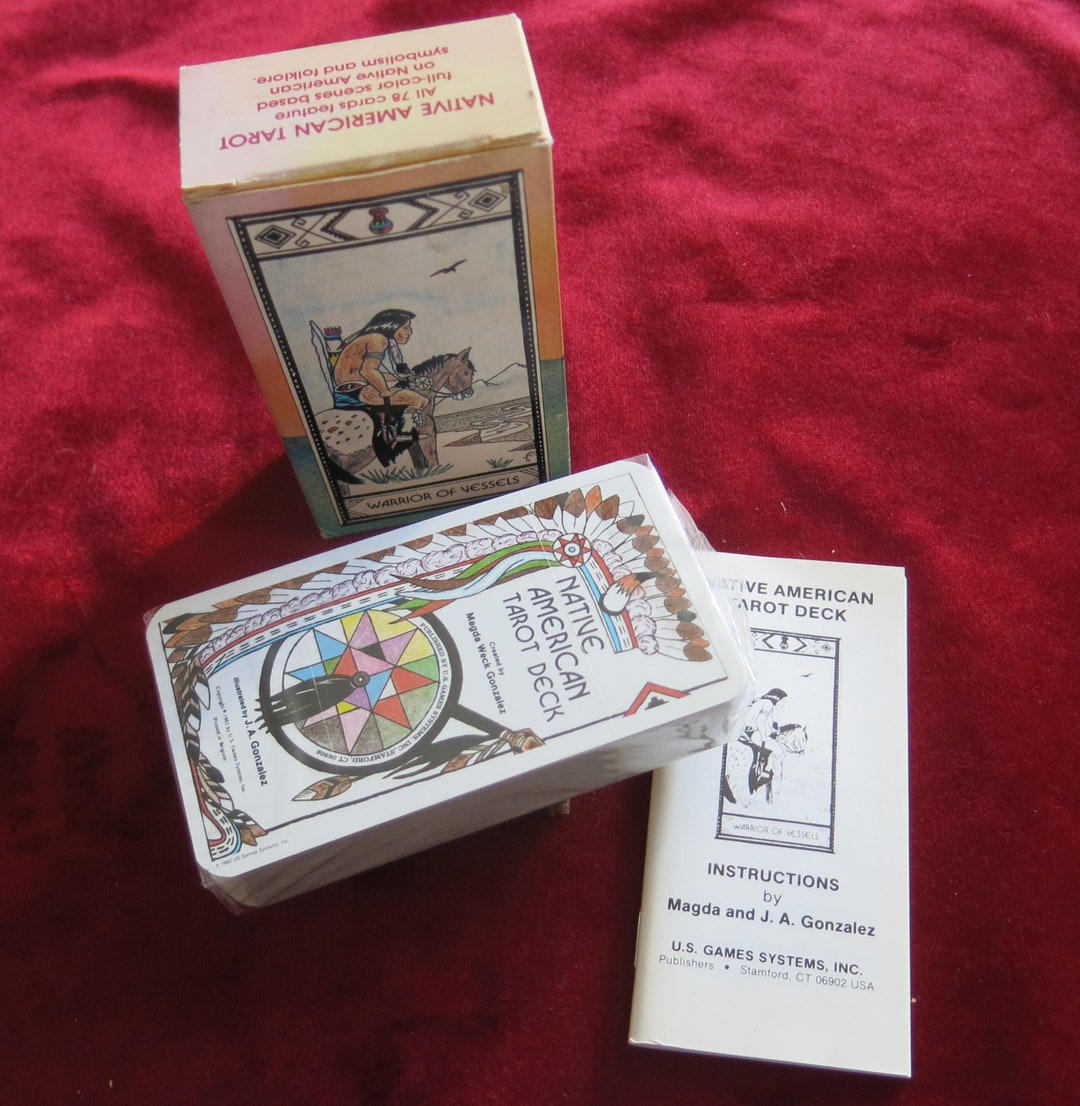 1982 Native American Tarot Cards LAST ONE Fortune Telling, Astrological ...