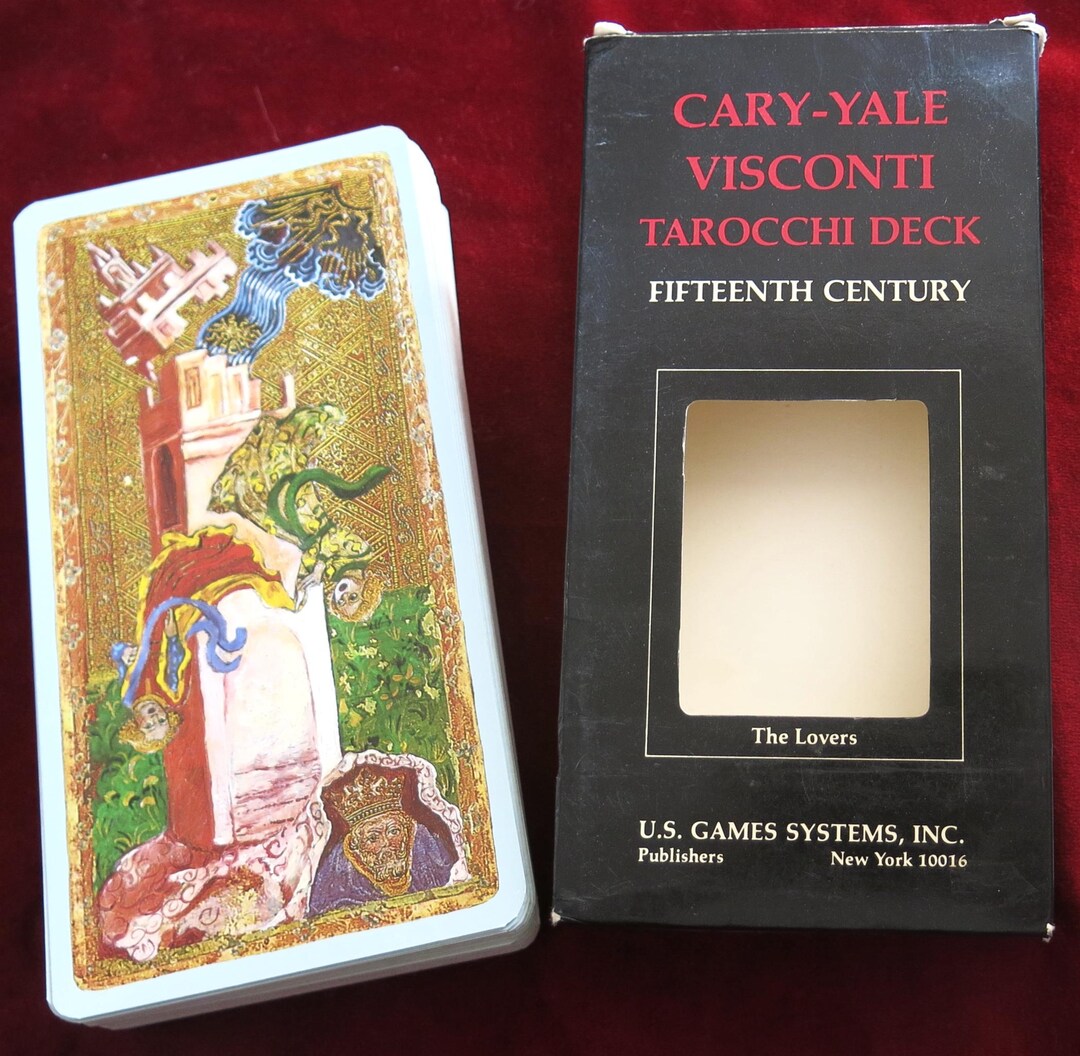 Cary-yale Visconti Tarocchi Deck – 1984 U.S. Games – 15th Century ...