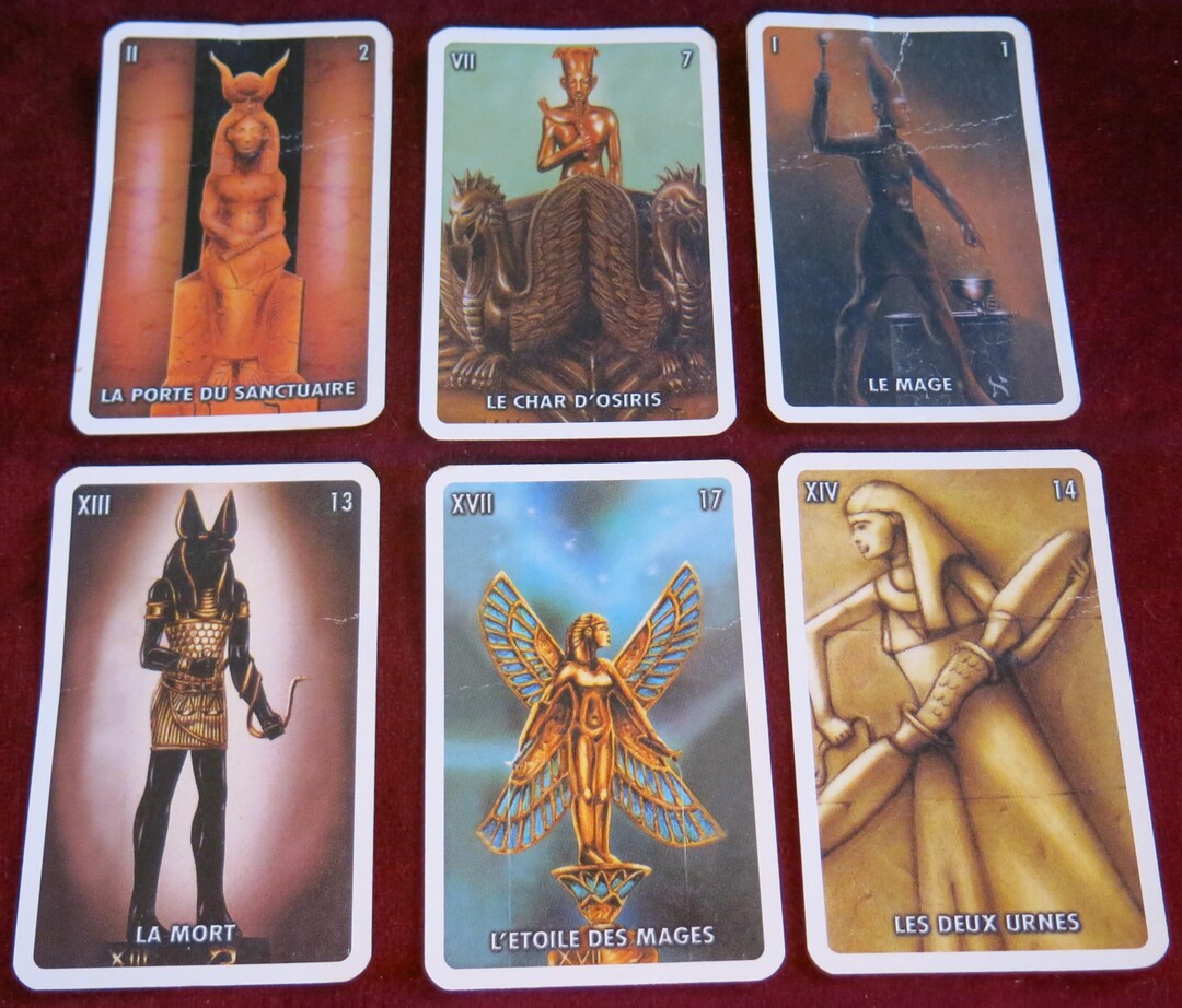 Egyptian Prophetic Oracle - Pocket Tarot - Mini Tarot - Etsy