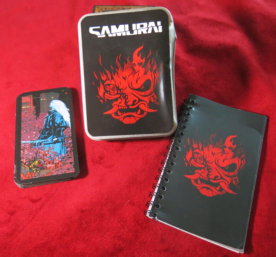 Cyberpunk 2077 Tarot/oracle Card: samurai Model - Etsy