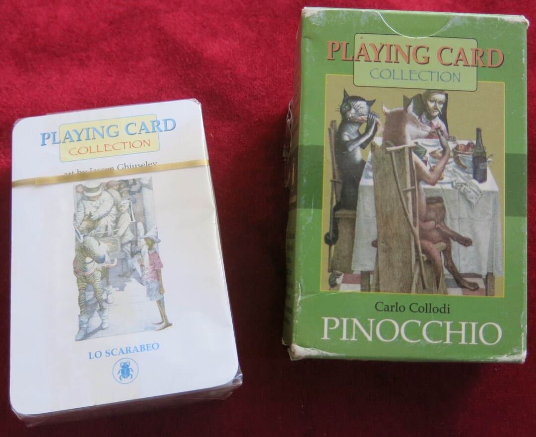 Pinocchio Fairy Tale Playing Cards 2003 - Etsy
