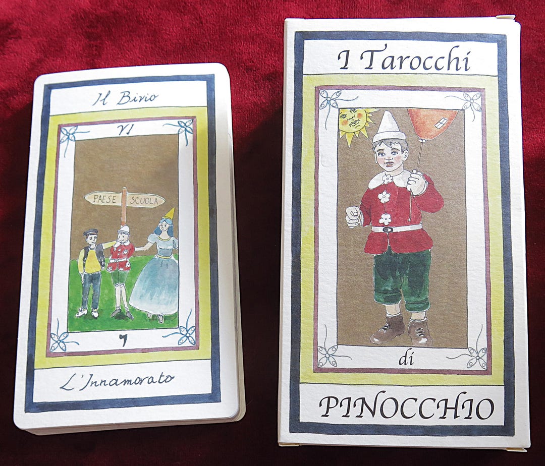 I Tarocchi Di Pinocchio – Very Rare Handmade Italian Tarot (early 2000s ...